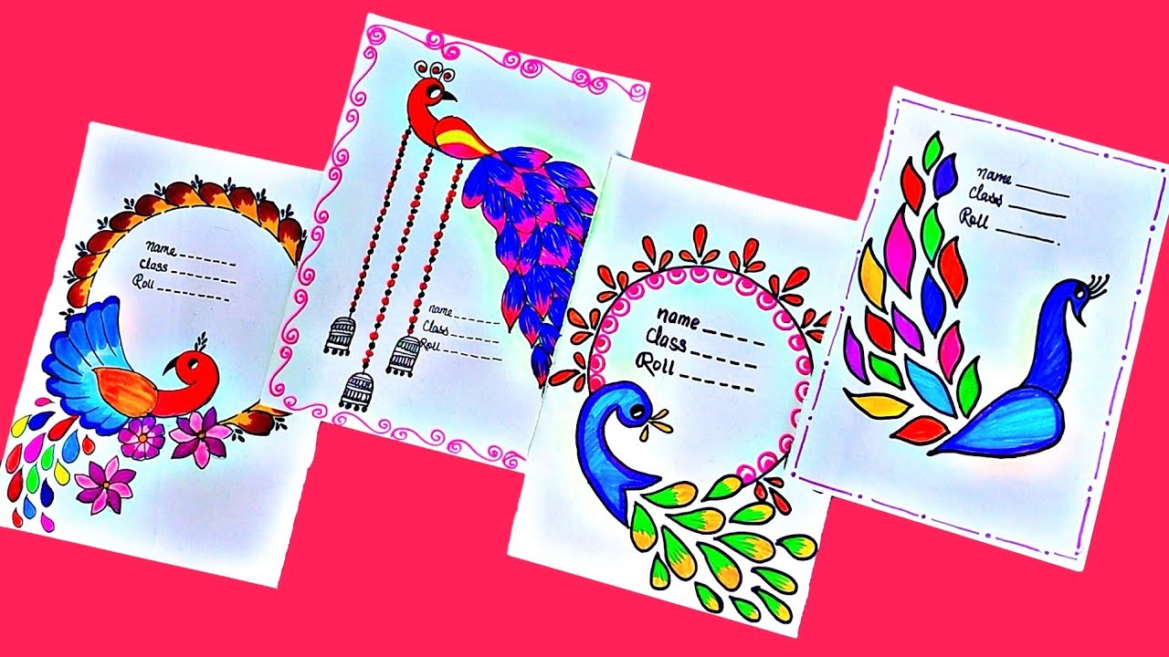 4 Peacock 🦚 Border Designs/Project Work Designs/Front Page Design/First ...