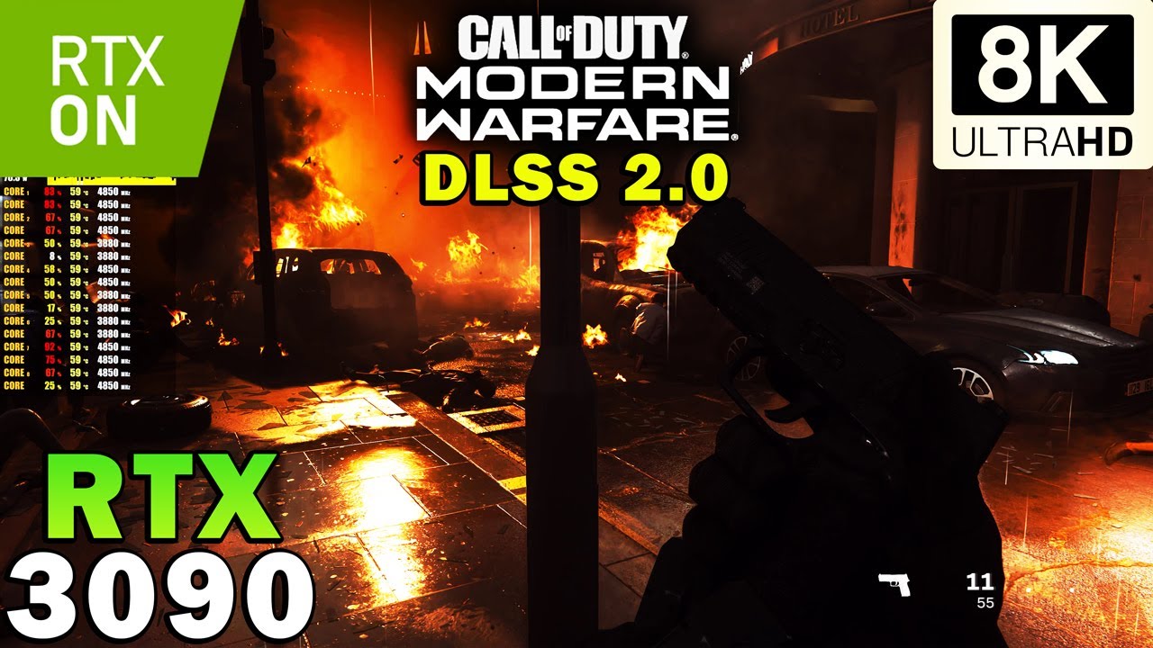 Call of Duty Modern Warfare in 8K | RTX 3090 | DLSS 2.0 | Ray Tracing ...