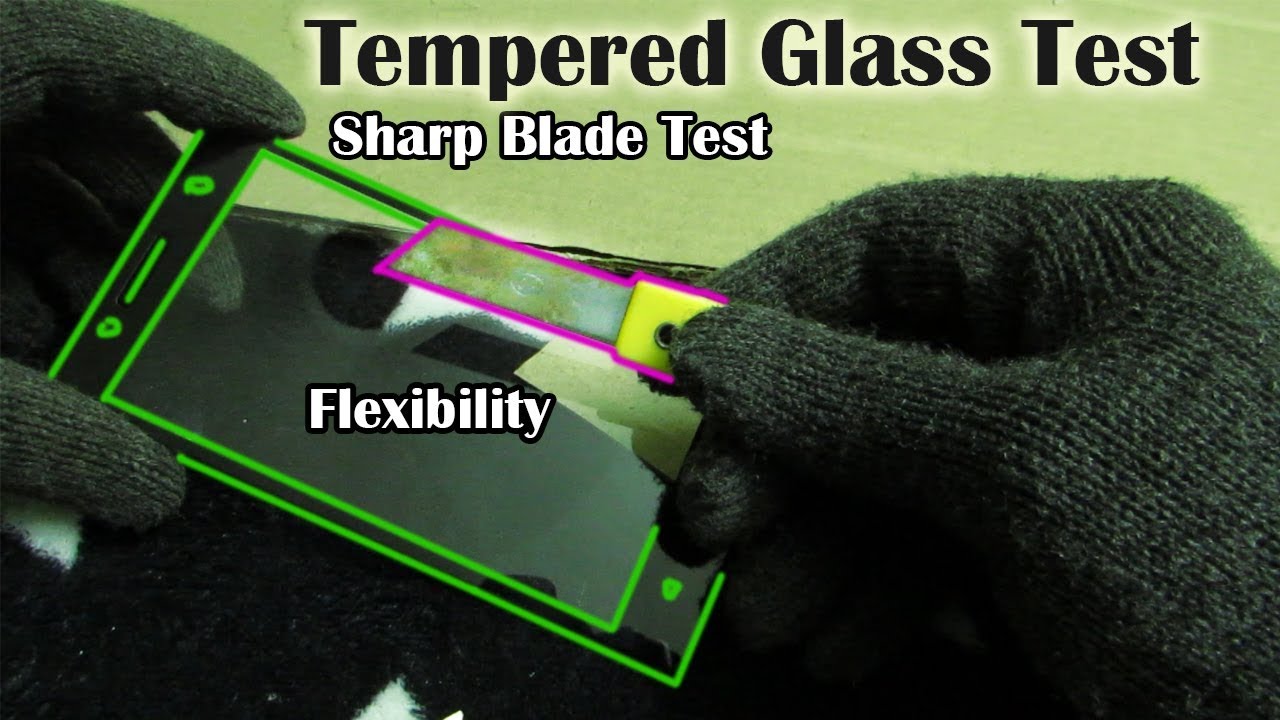 Tempered Glass Test | Flexibility test | Scratch Test - YouTube