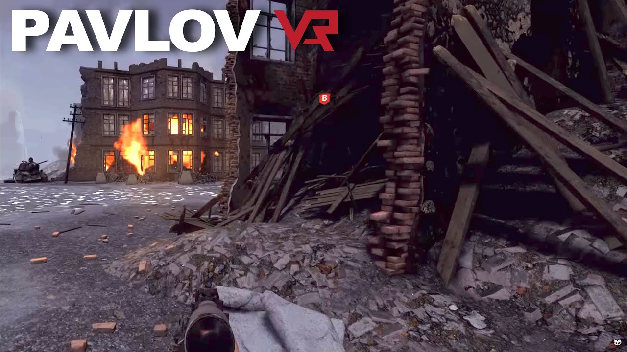 Pavlov PS VR2 + HDR | Push - Stalingrad | Explosive Action Packed WW2 ...