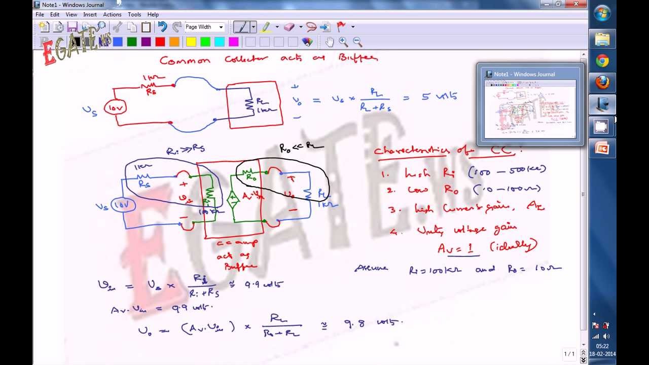 How Emitter Follower (Common Collector Amplifier) Provides Impdeance ...