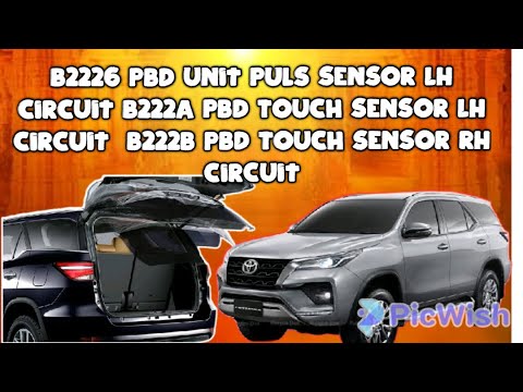 B2226 PBD Unit Puls Sensor LH Circuit B222A PBD Touch Sensor LH Circuit ...
