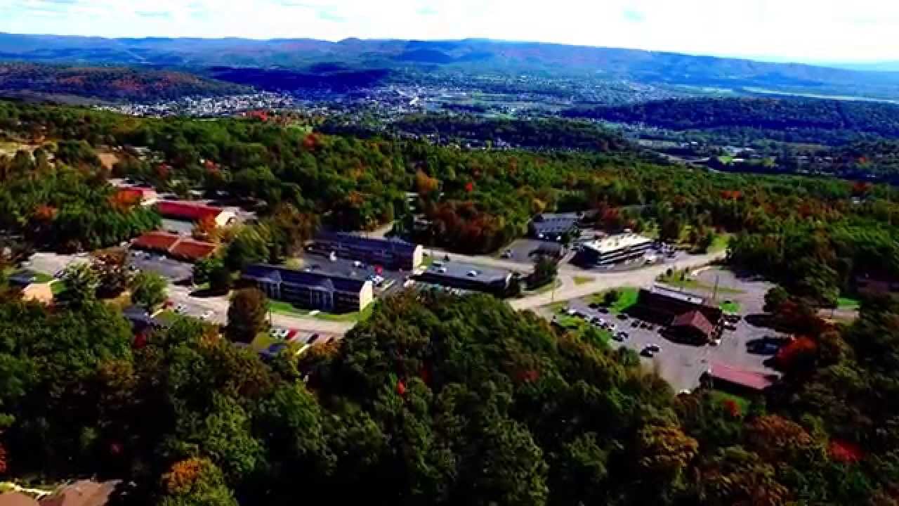 DJI Inspire 1 Drone over East LaVale, Maryland - Autumn Glory 4k - YouTube