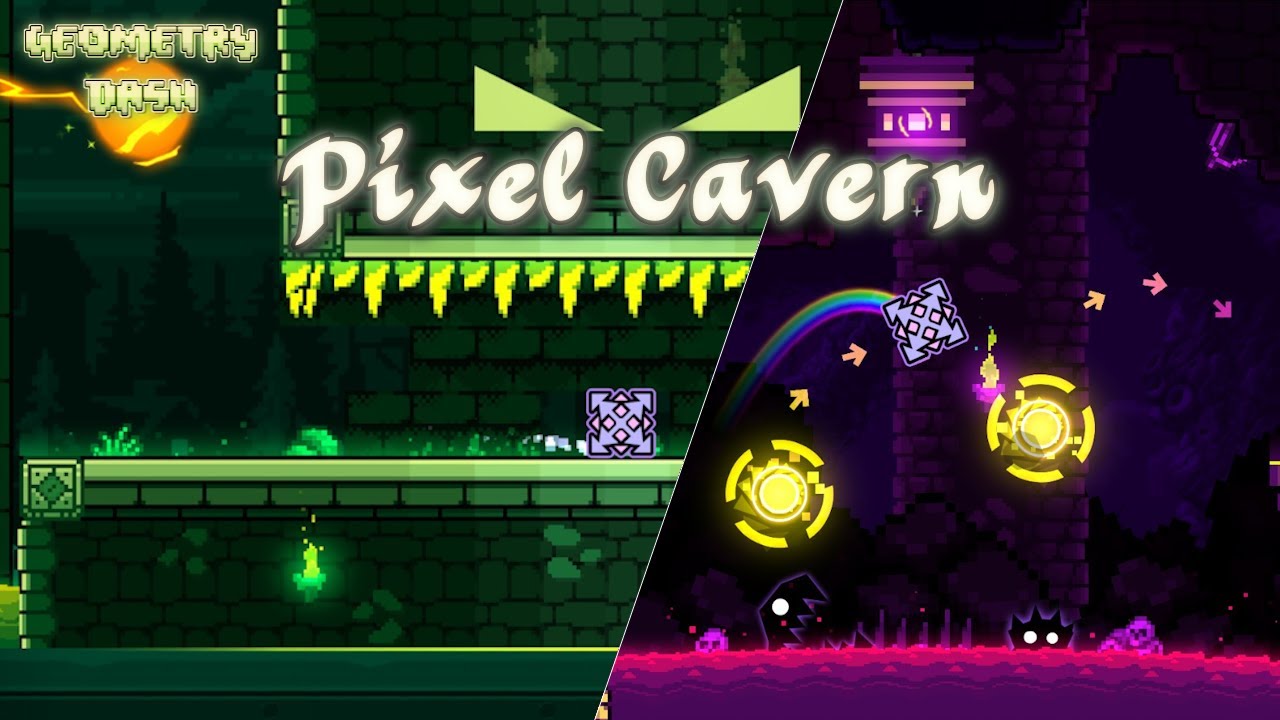 Pixel Cavern [All Coins] - Geometry Dash - YouTube