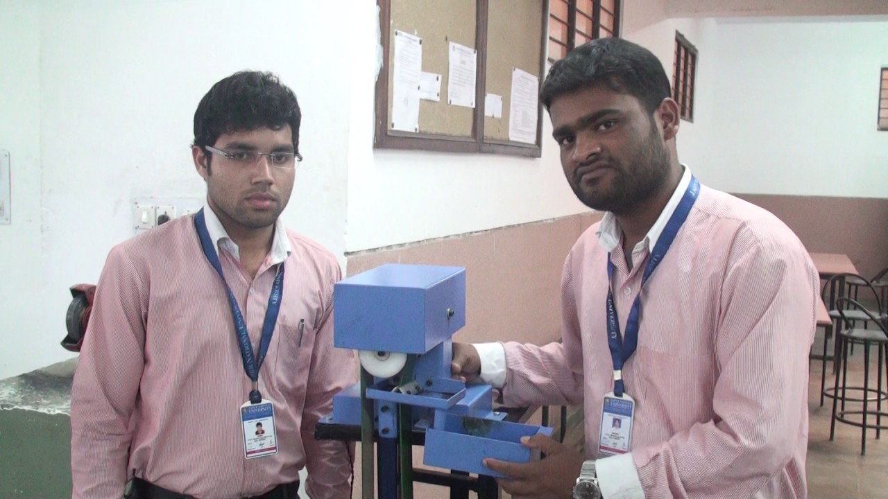 School of Engineering & Technology; Mechanical Department Oil skimmer ...