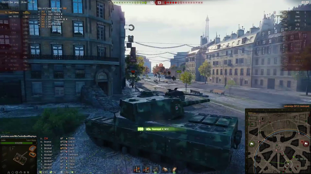 GAME World of Tanks: Type 4 Heavy #Gameplay - YouTube