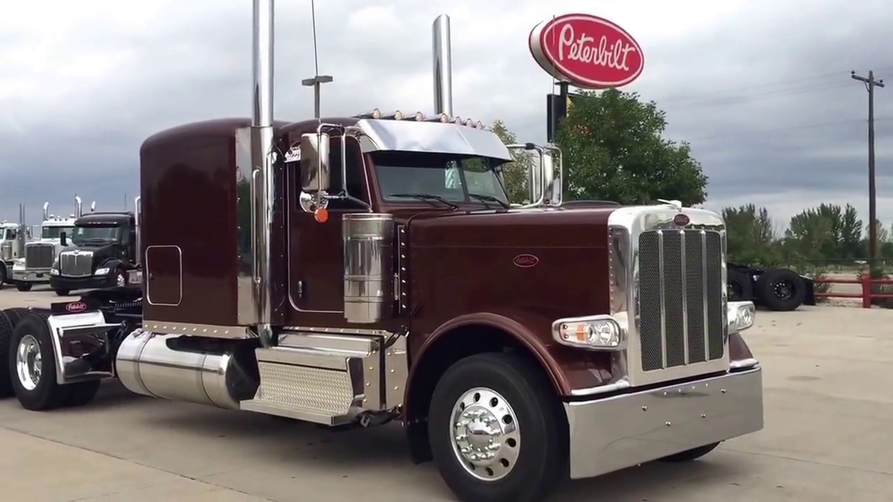 2018 Peterbilt 389 Legendary Brown - YouTube