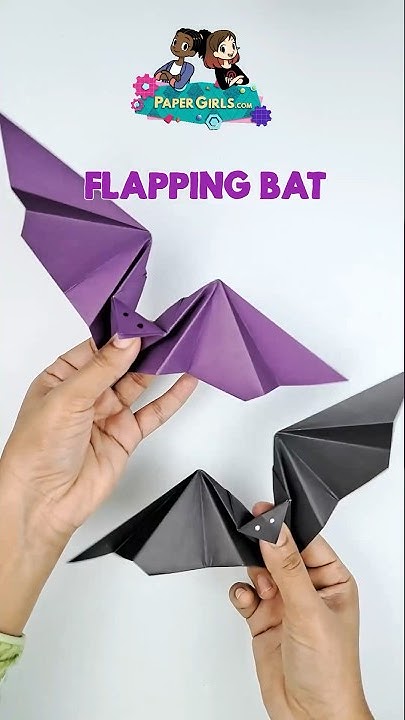 Craft up some batty decor this Halloween! 🖤🦇 #papergirls #papercraft # ...
