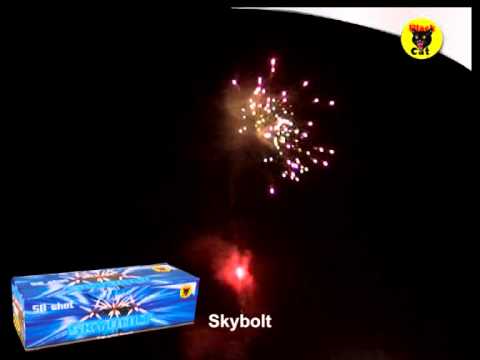 Skybolt 58 Shot Barrage by Black Cat Fireworks - YouTube