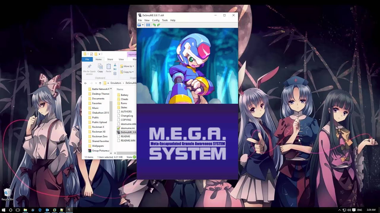 Emulator Test - Nintendo DS - DeSmuME 0.9.11 x64 - YouTube
