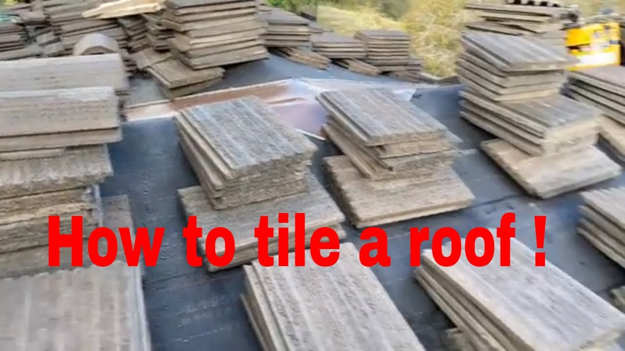 Learn To Tile a Roof - YouTube