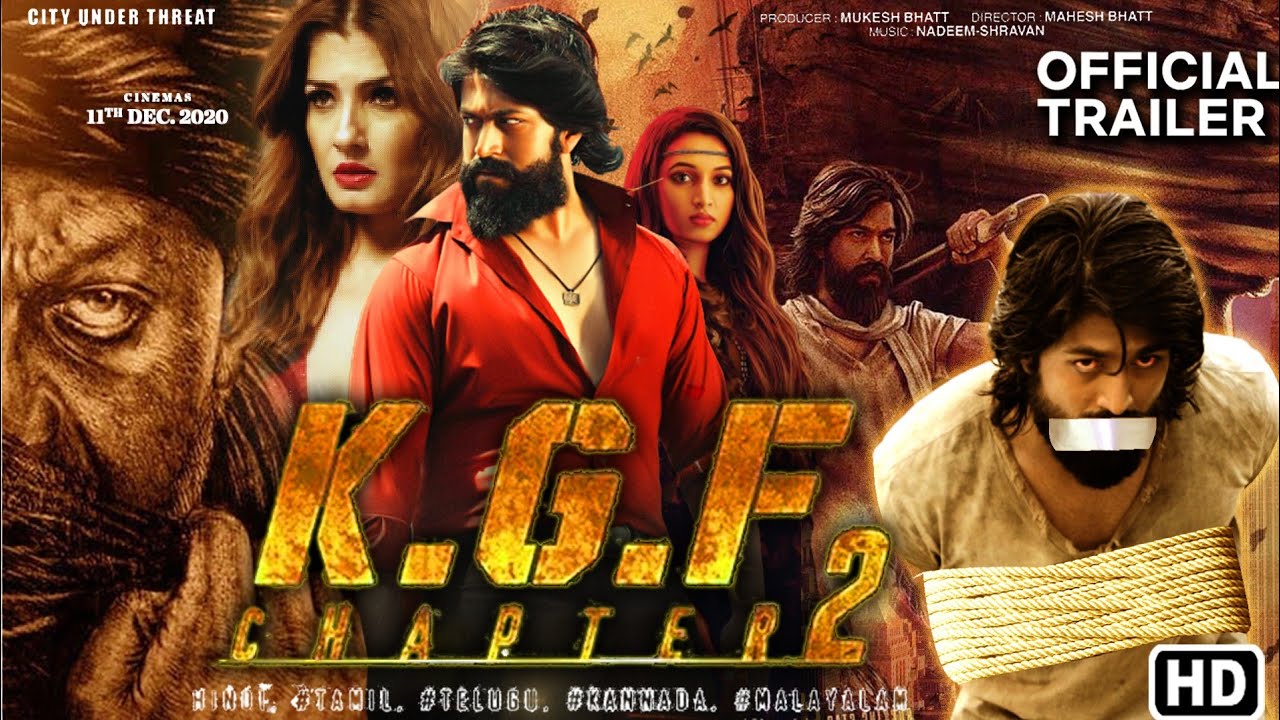 KGF chapter 2 movie official trailer Yash, Srinidhi Shetty, Sanjay Dutt ...