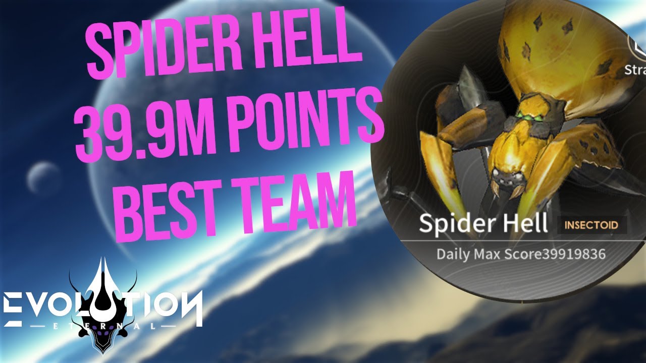 Spider Hell 39.9M Points | Best Team | Anniversary Battle | Eternal ...