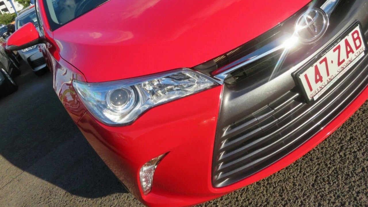 2017 Toyota Camry ASV50R Altise Red 6 Speed Sports Automatic Sedan ...