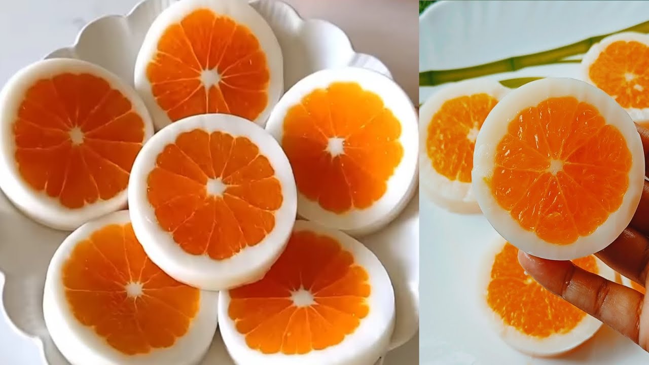 Easy Orange Milk Jelly Recipe🍊😍| Only 4 Ingredients| Dessert Recipe ...