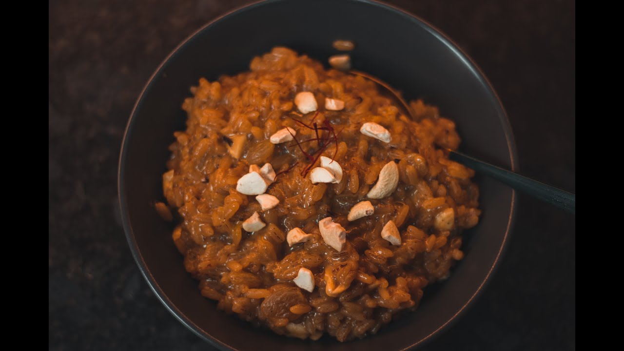 How to Make Sattvic Red Rice Kheer with Saffron - YouTube