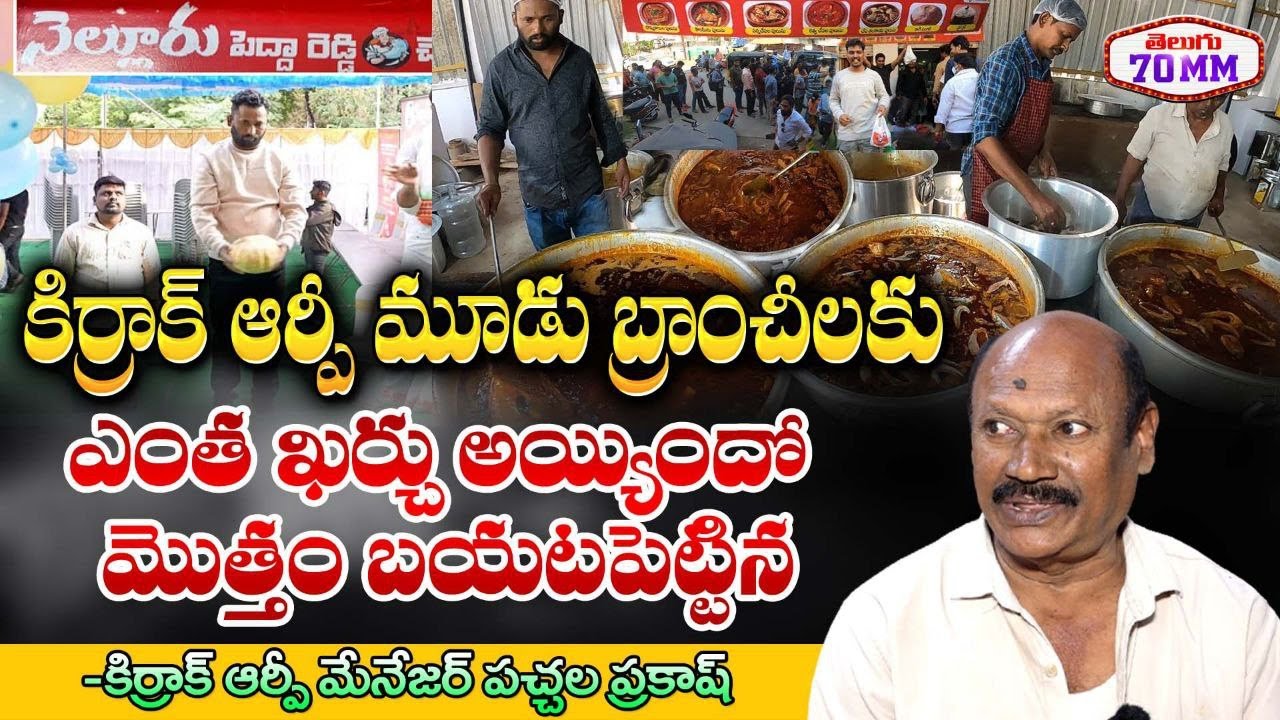 Kiraak RP Manager Pachalla Prakash Reveals about Nellore Pedda Reddy ...