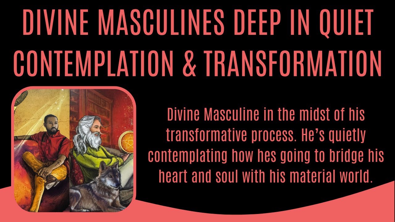 DIVINE MASCULINE in deep quiet contemplation to transform his material ...