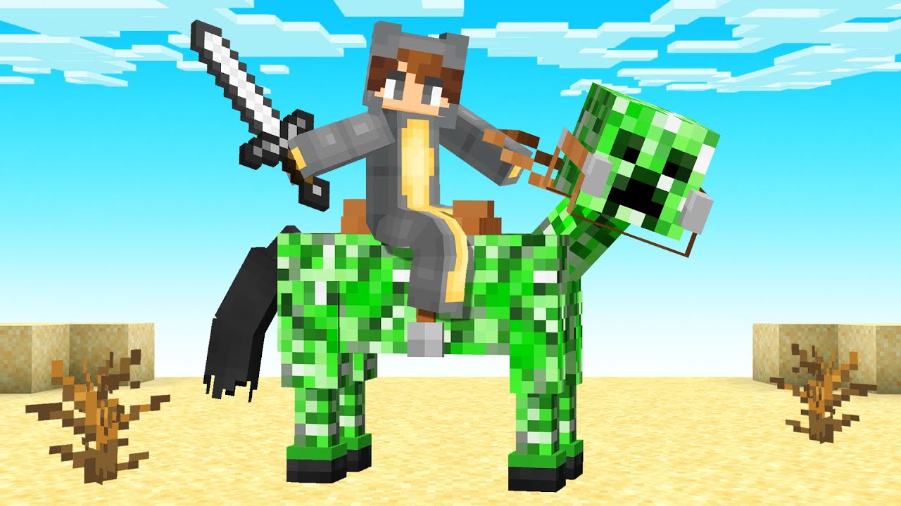 We Can RIDE CREEPERS In Minecraft - YouTube