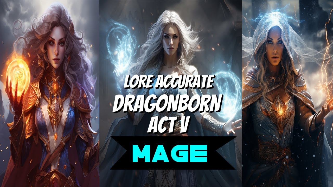 Skyrim - Lore-Accurate Dragonborn Act V (Arch-Mage) - YouTube