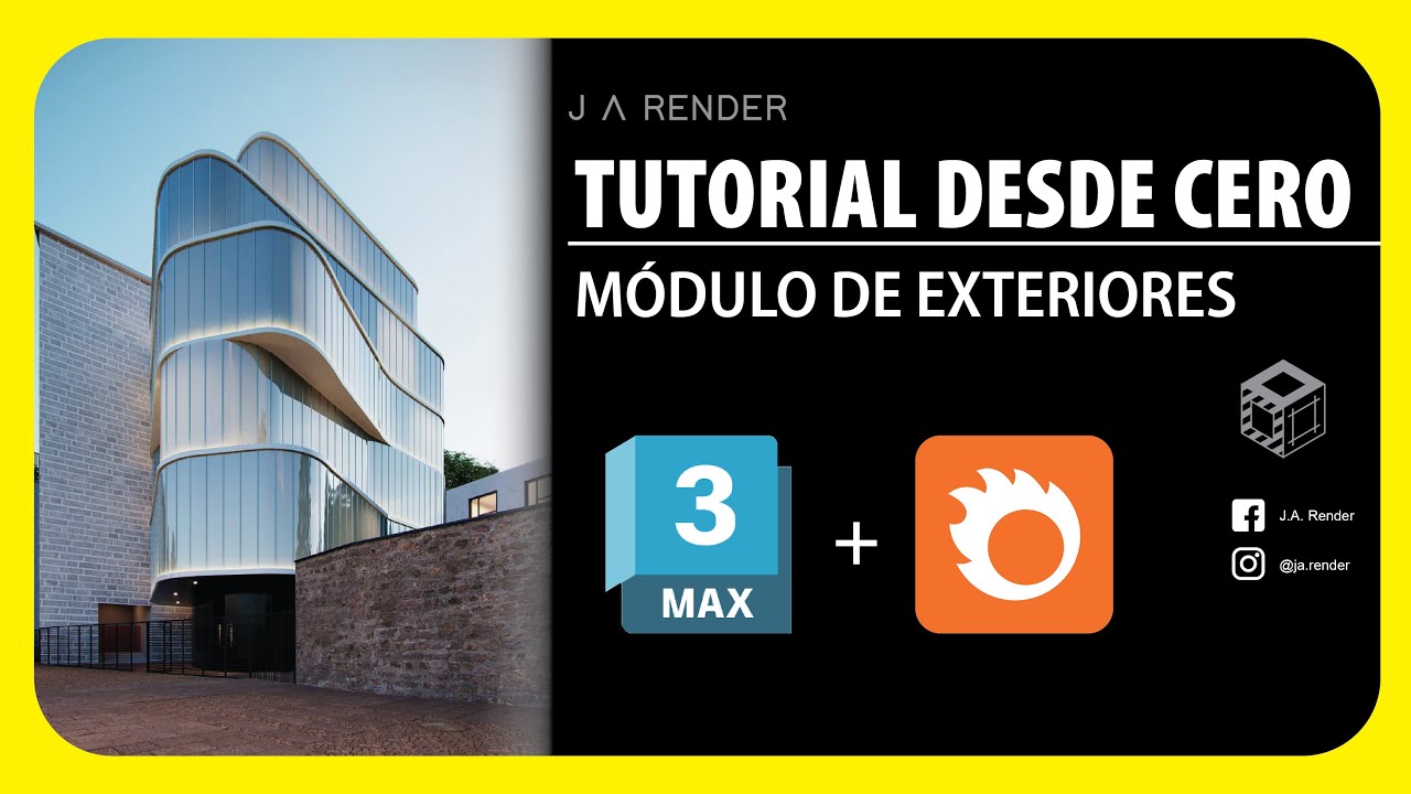 TUTORIAL DESDE CERO!!! Aprende a realizar tu primer render exterior realista en 3dsmax & corona ...