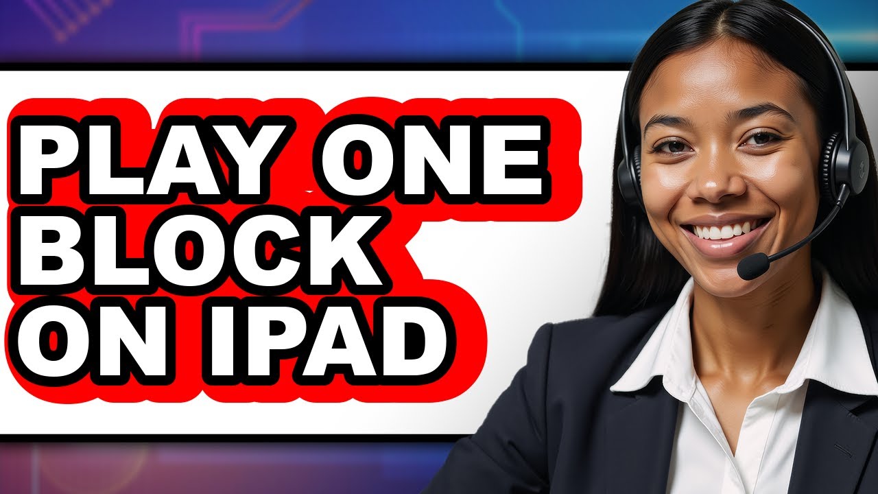 How to Play One Block on iPad (Only Way) - YouTube