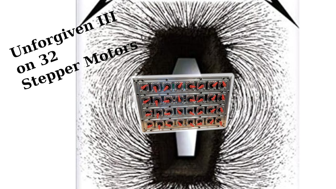 "The Unforgiven III" (Metallica) - Played on 32 Stepper Motors - YouTube