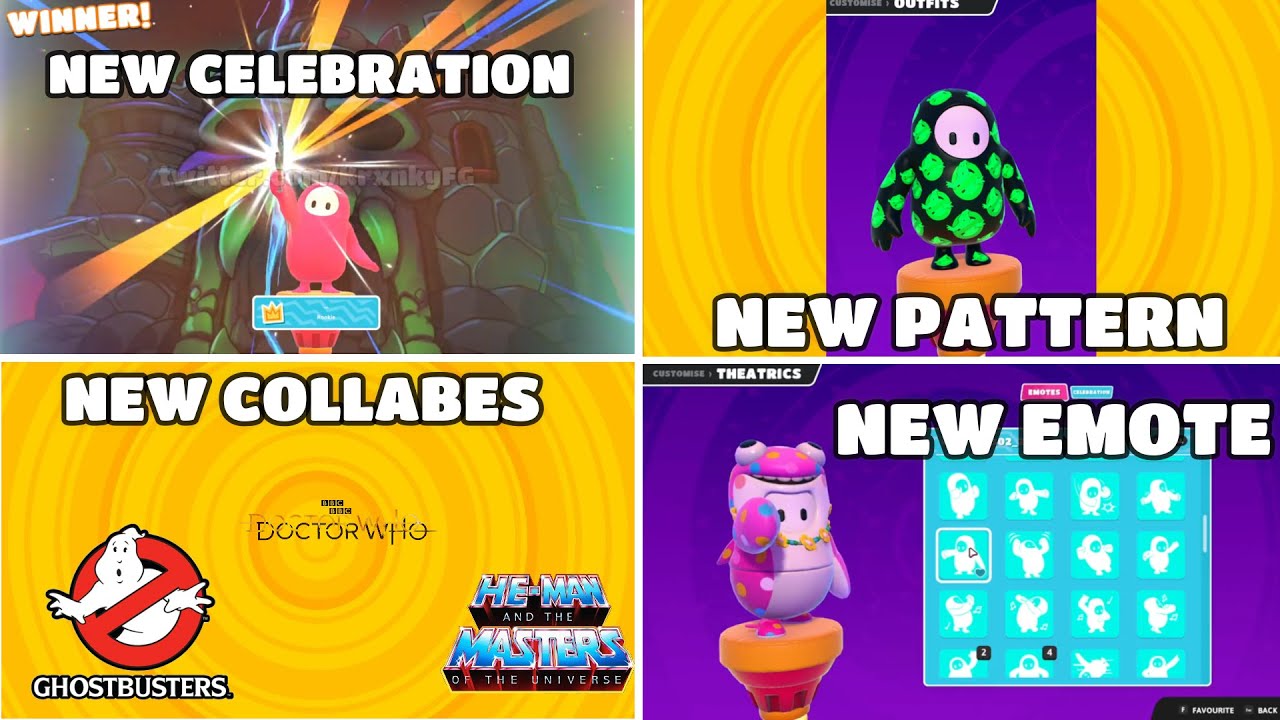 Fall Guys - New Emote & New Pattern, Celebration - YouTube