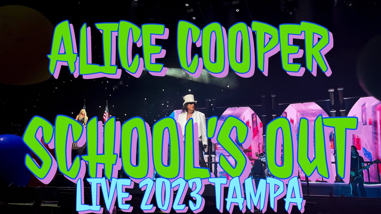 ALICE COOPER LIVE IN TAMPA 2023, “School’s out” - YouTube
