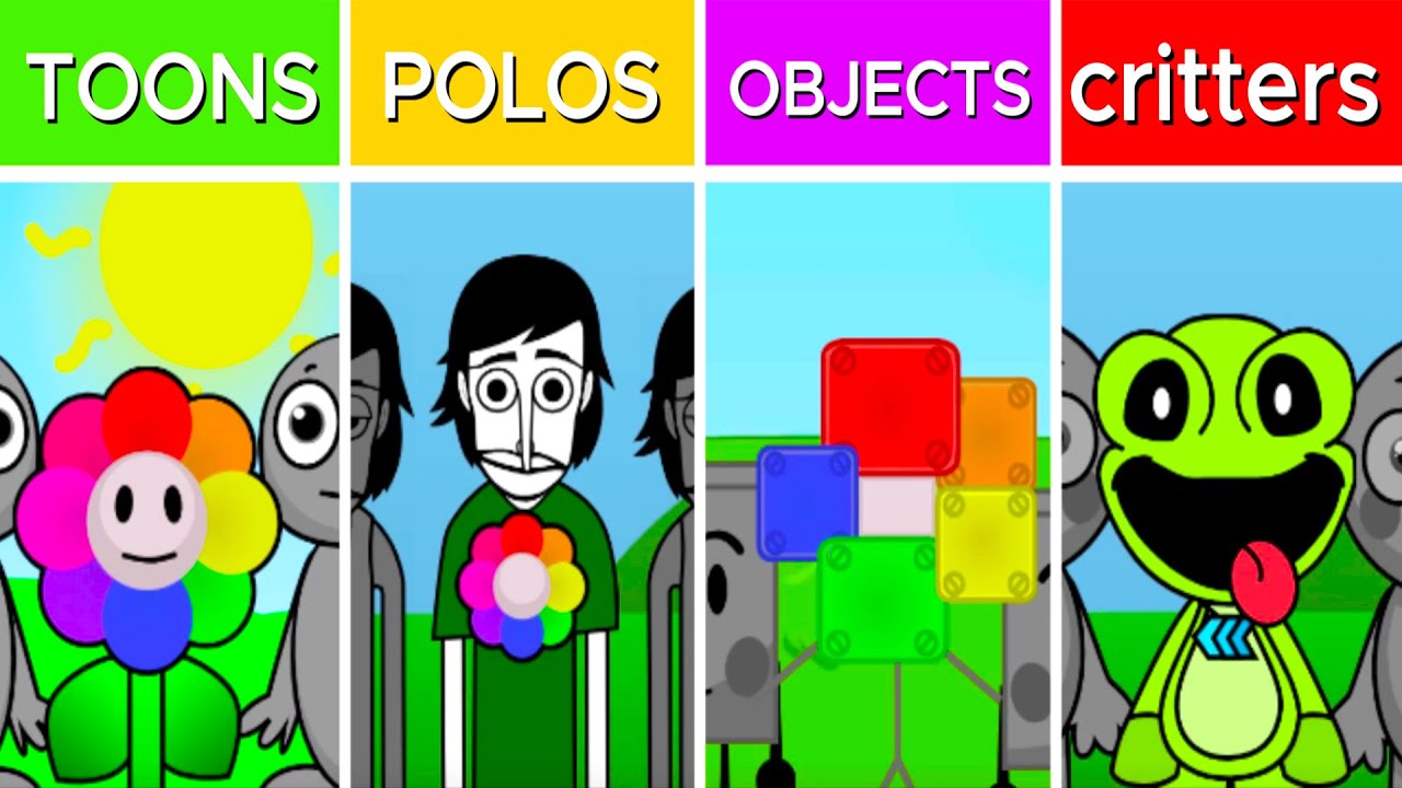 Incredibox: Abgerny Toons Vs Polos Vs BFDI Vs Smiling Critters ...