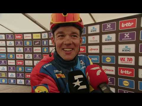 Mads Pedersen - Interview at the finish - Dwars door Vlaanderen 2026