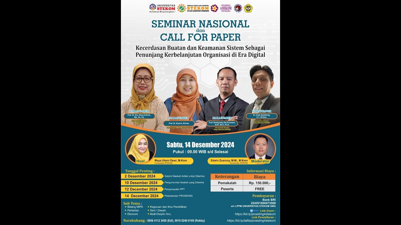 Seminar Nasional dan Call for Paper Universitas STEKOM - Semnastekmu 4 ...