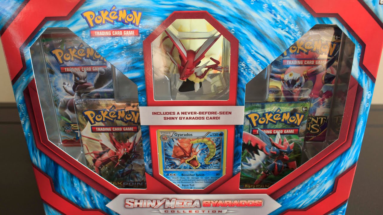 Shiny Mega Gyarados Collection Box - YouTube