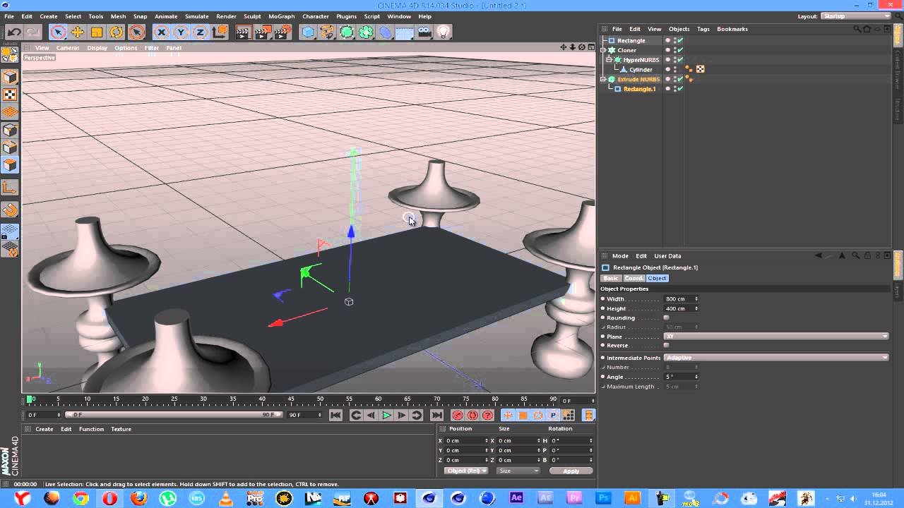 Cinema 4D - Desk Tutorial - YouTube