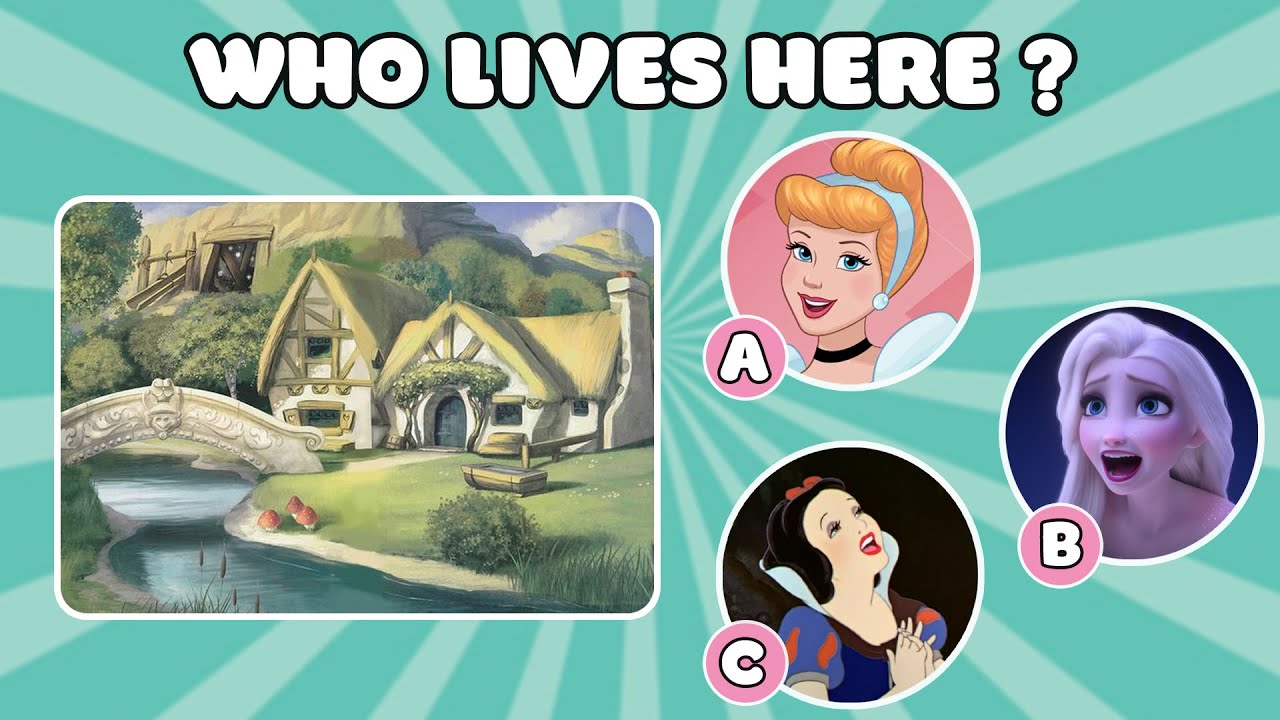 Guess Which DISNEY Character Lives in this House | Guess Who Lives in ...
