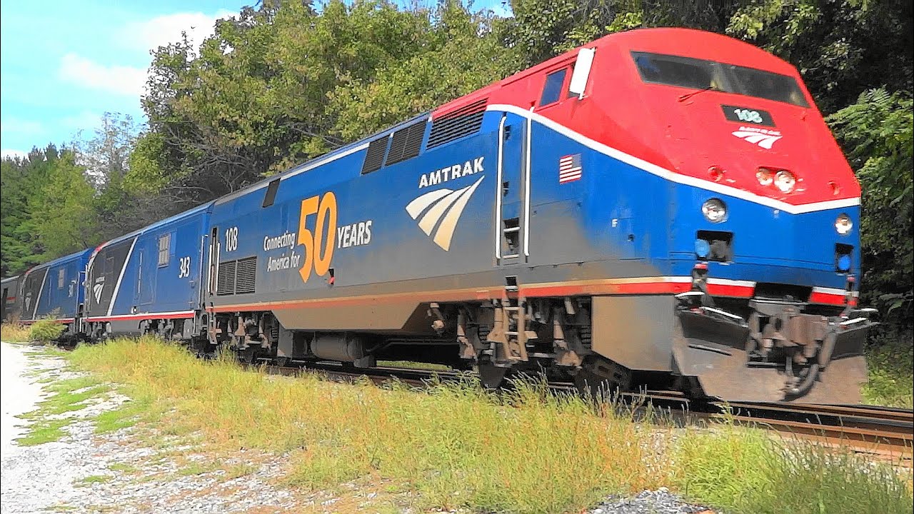 Amtrak Phase 6 Heritage 50th Anniversary & 2 Brand New Chargers - YouTube