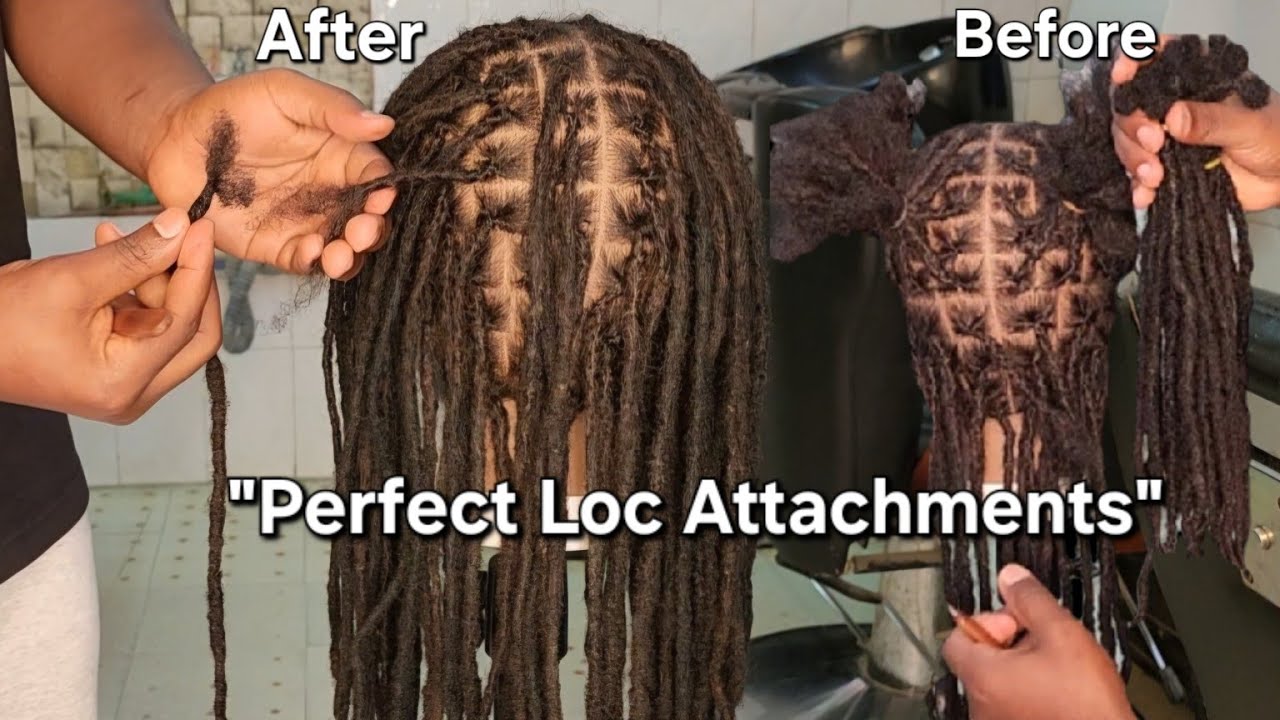 Dreadlocks Attachment Masterclass: Seamless Techniques #LocExtensions ...
