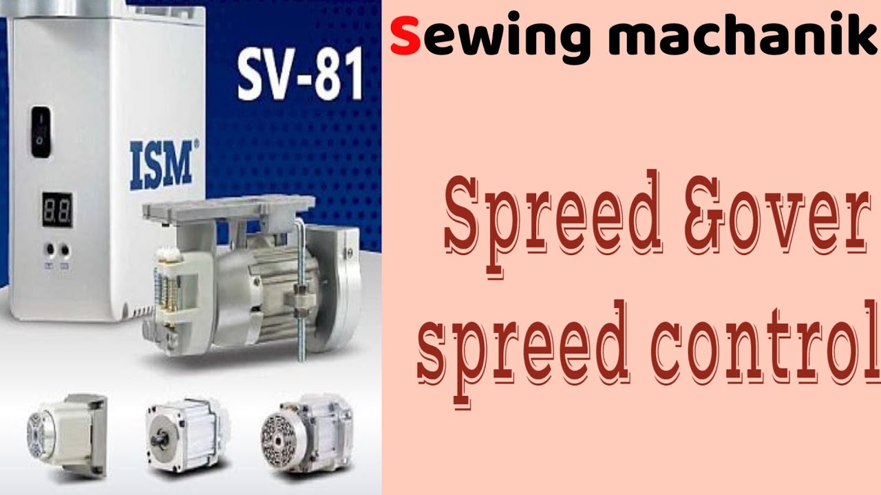How to ism control box spreed & over spreed control.#jukisewingmachine ...