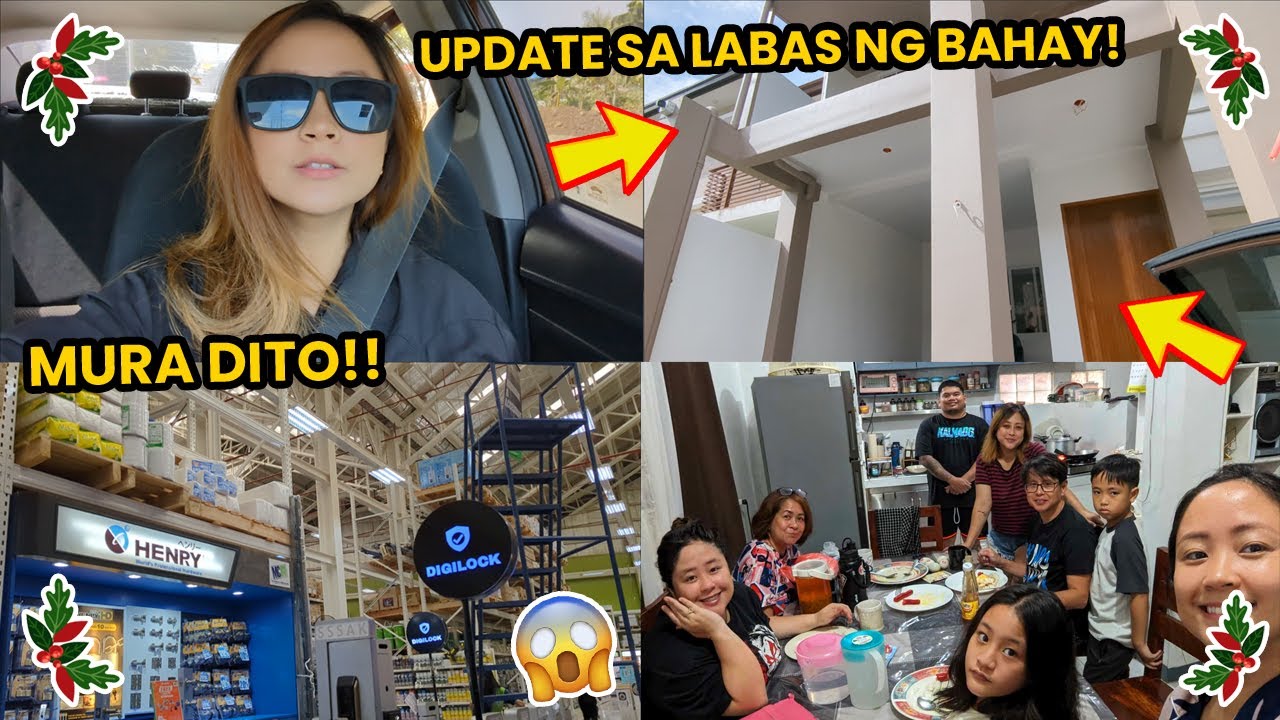 UPDATE SA LABAS NG BAHAY! - YouTube