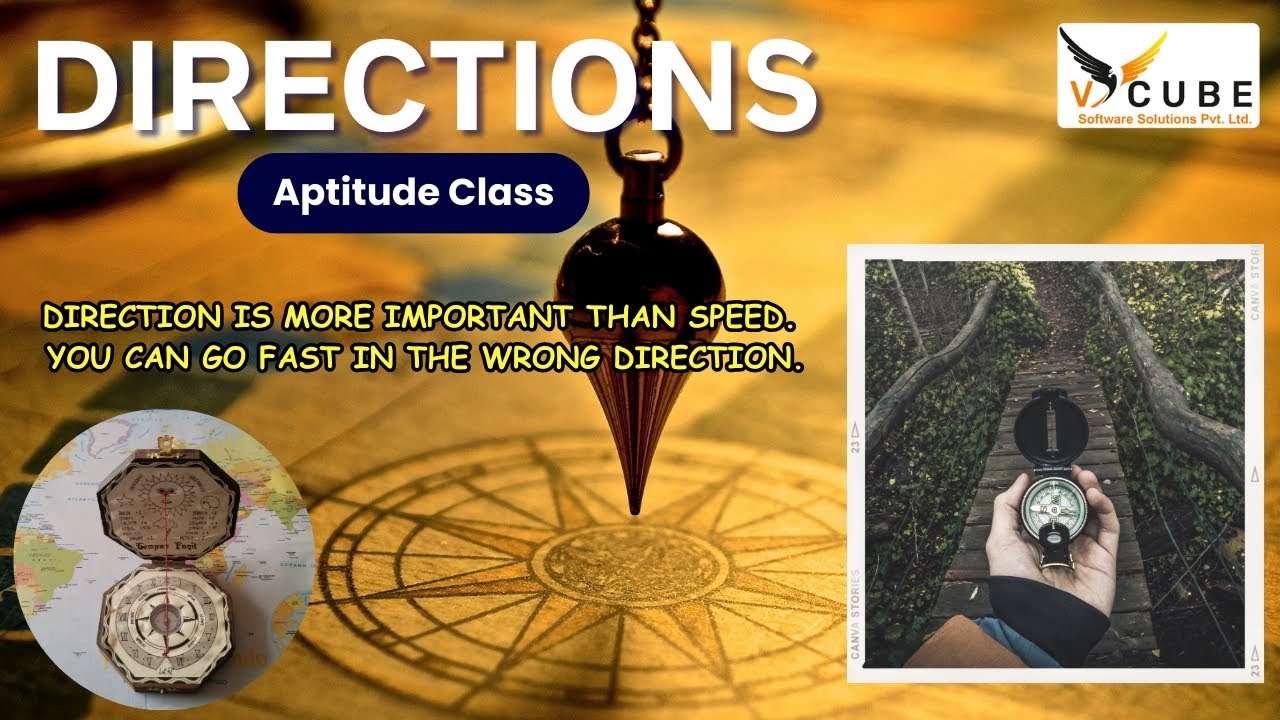 Directions | Aptitude For Placements | VCUBE | V cube Software Solutions - YouTube