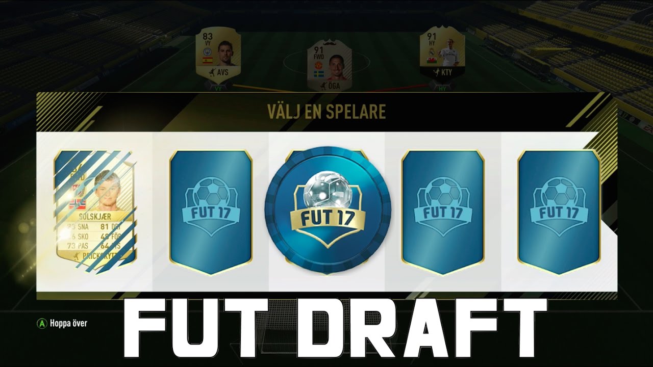 NY FUT DRAFT SERIE? - FUT DRAFT FIFA 17 (SVENSKA) - YouTube