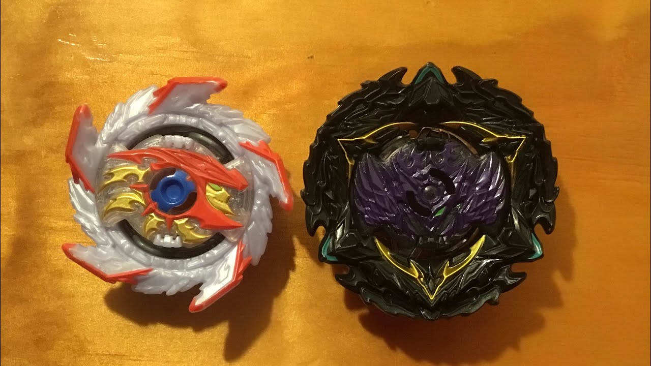 Beyblade Burst Kolossal Helios H6 VS Evo Lucius EndBringer L6 - YouTube