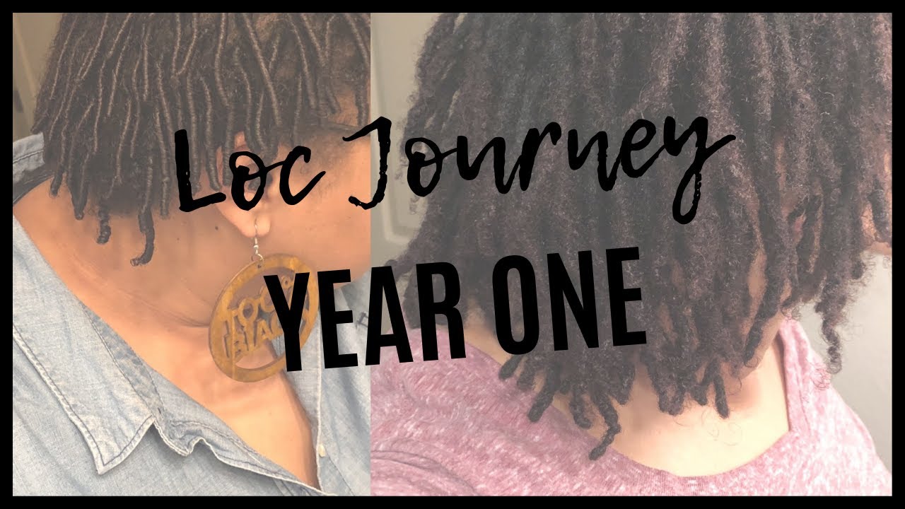 1 Year Loc Journey With Pictures | Fine Hair Loc Journey - YouTube