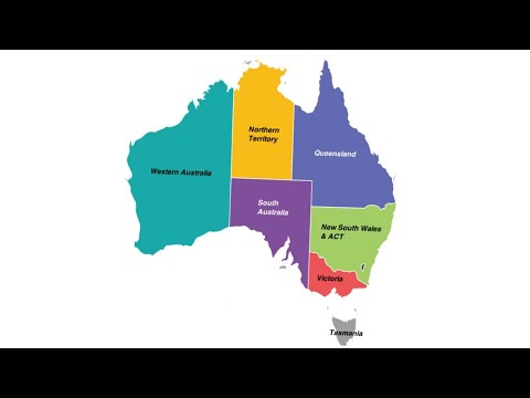 how to draw Australia map - YouTube