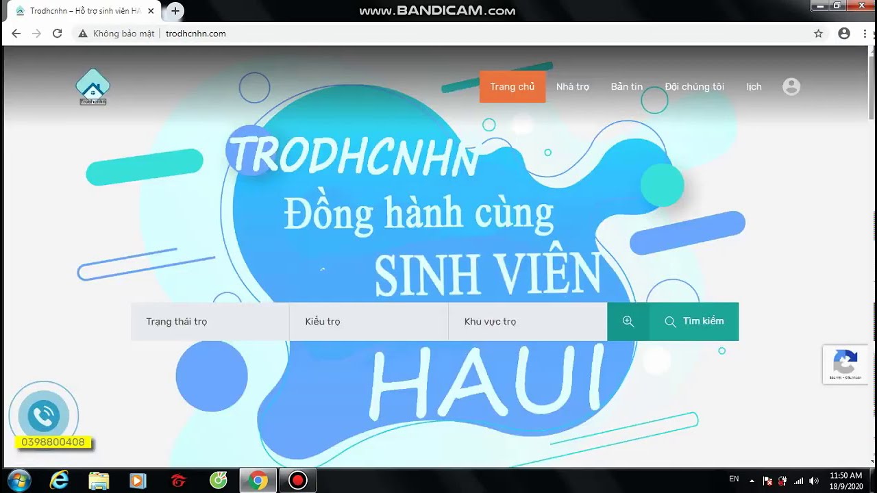Hướng dẫn đăng kí đặt phòng trên trang https://trodhcnhn.com dành cho ...