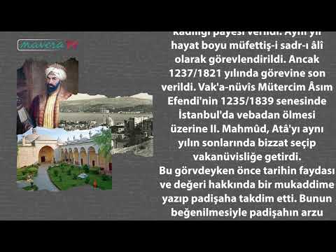 5 AĞUSTOS 1826 : ŞÂNÎZÂDE ATÂULLAH EFENDİ’NİN VEFATI (VAKANÜVİST)