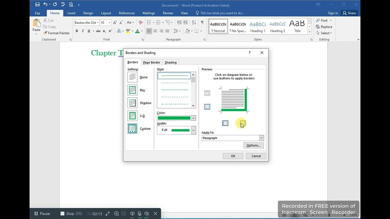 HOW TO UNDERLINE HEADINGS IN A WORD DOCUMENT - YouTube