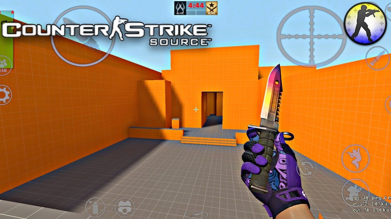Counter Strike: Source Mobile Gameplay | dust2_fps | CSS MOD CS GO ...