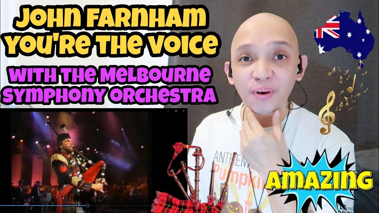 John Farnham & Melbourne Symphony Orchestra - You're The Voice Reaction ...