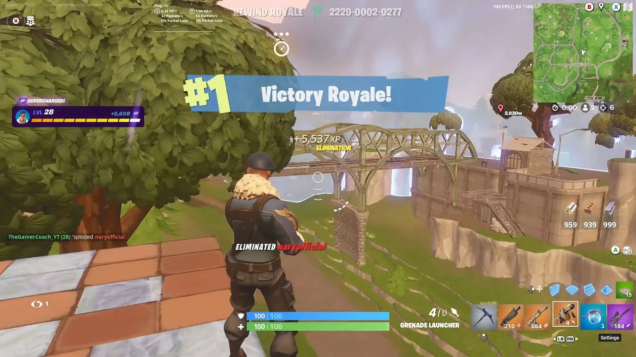 Rewind Royale Season 4 Update! 6 Kill Solo Win! -Fortnite UEFN Chapter ...